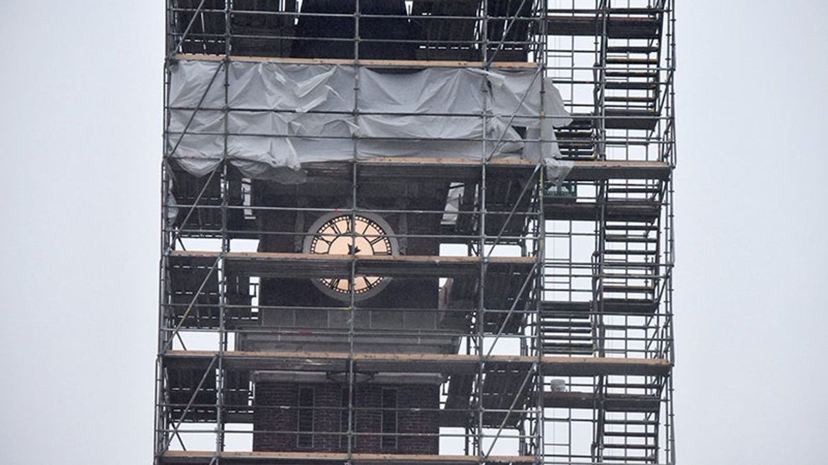 Repairs underway at Callaway Clock Tower