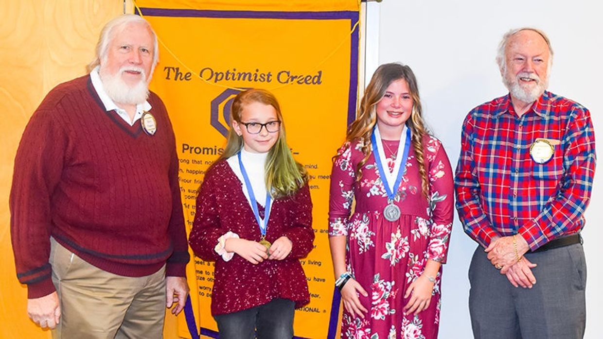 Cauble wins Optimist oratorical contest