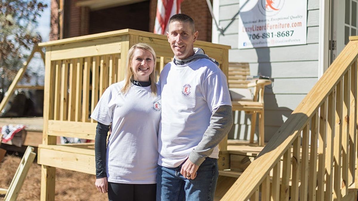 Lazy Lizard Furniture opens store front