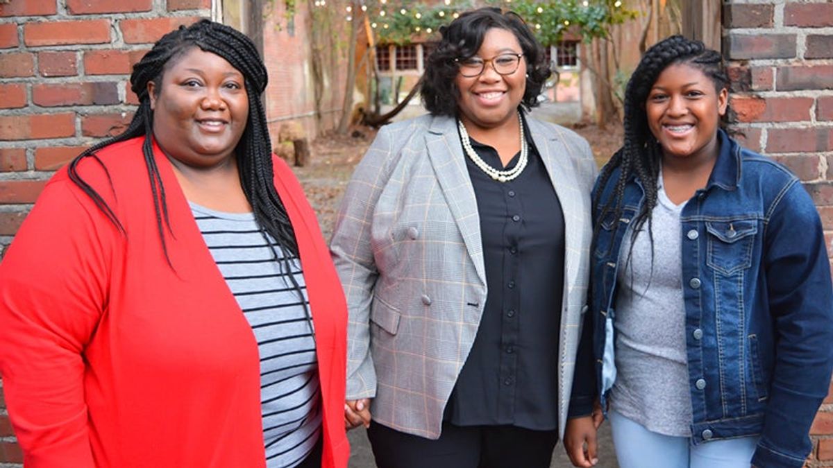 Callaway Middle School Teacher of the Year Latasha Knight te...