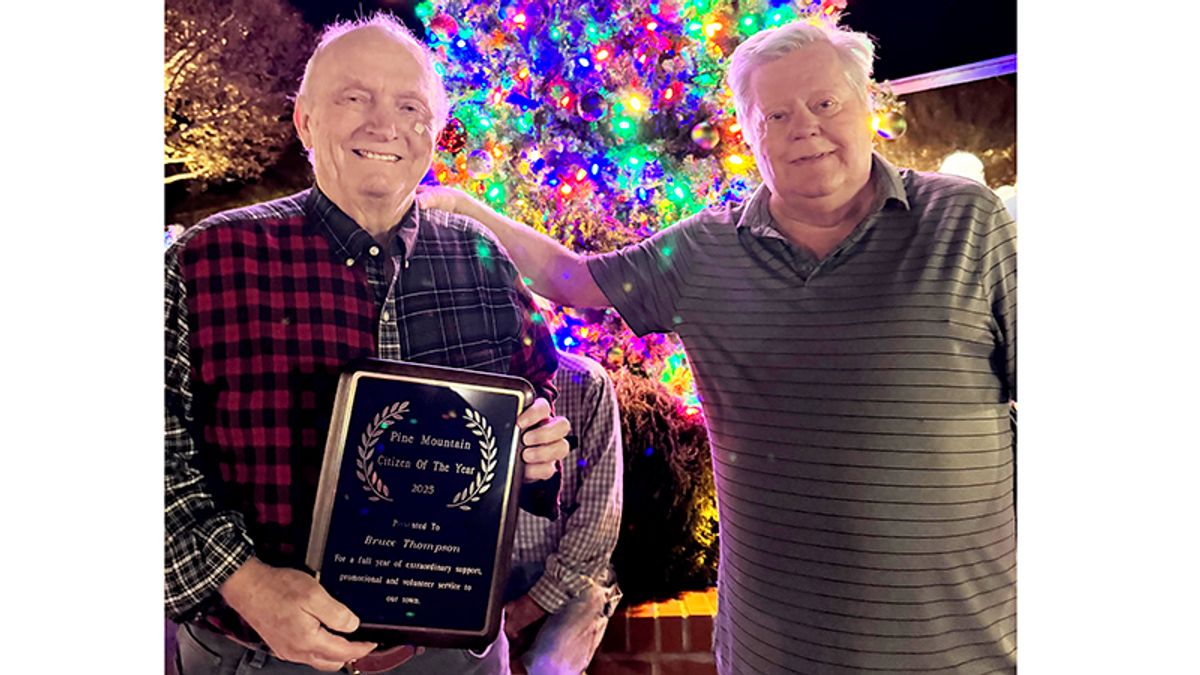 Bruce Thompson named 2025 Pine Mountain Citizen of the Year