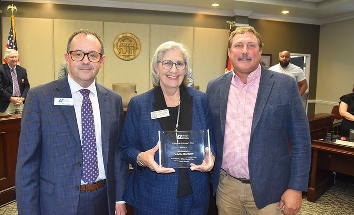 Buckner receives Champion of Georgia Cities Award