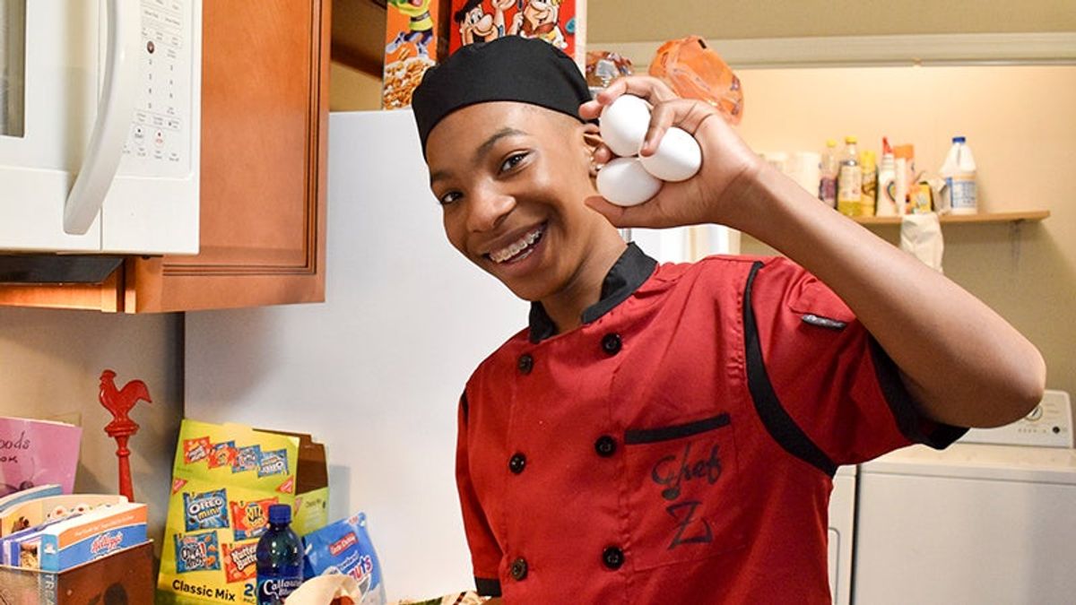Cooking Prodigy: Chopped Jr. runner-up, Brooks, takes part i...