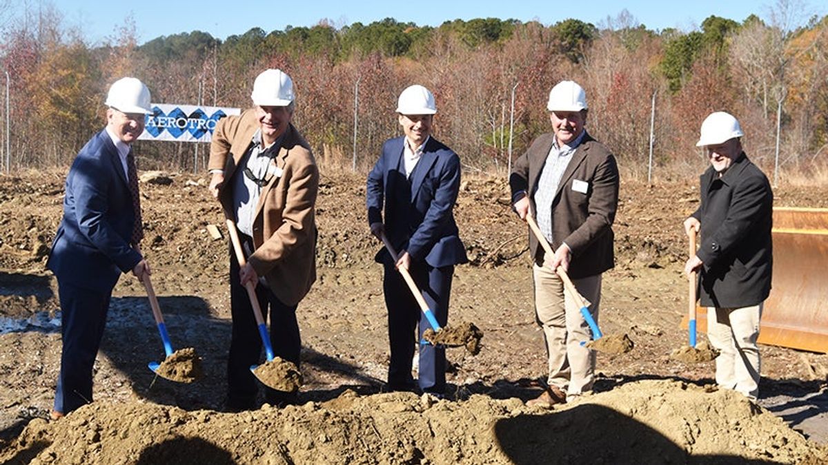 Aerotron breaks ground on new campus at airport