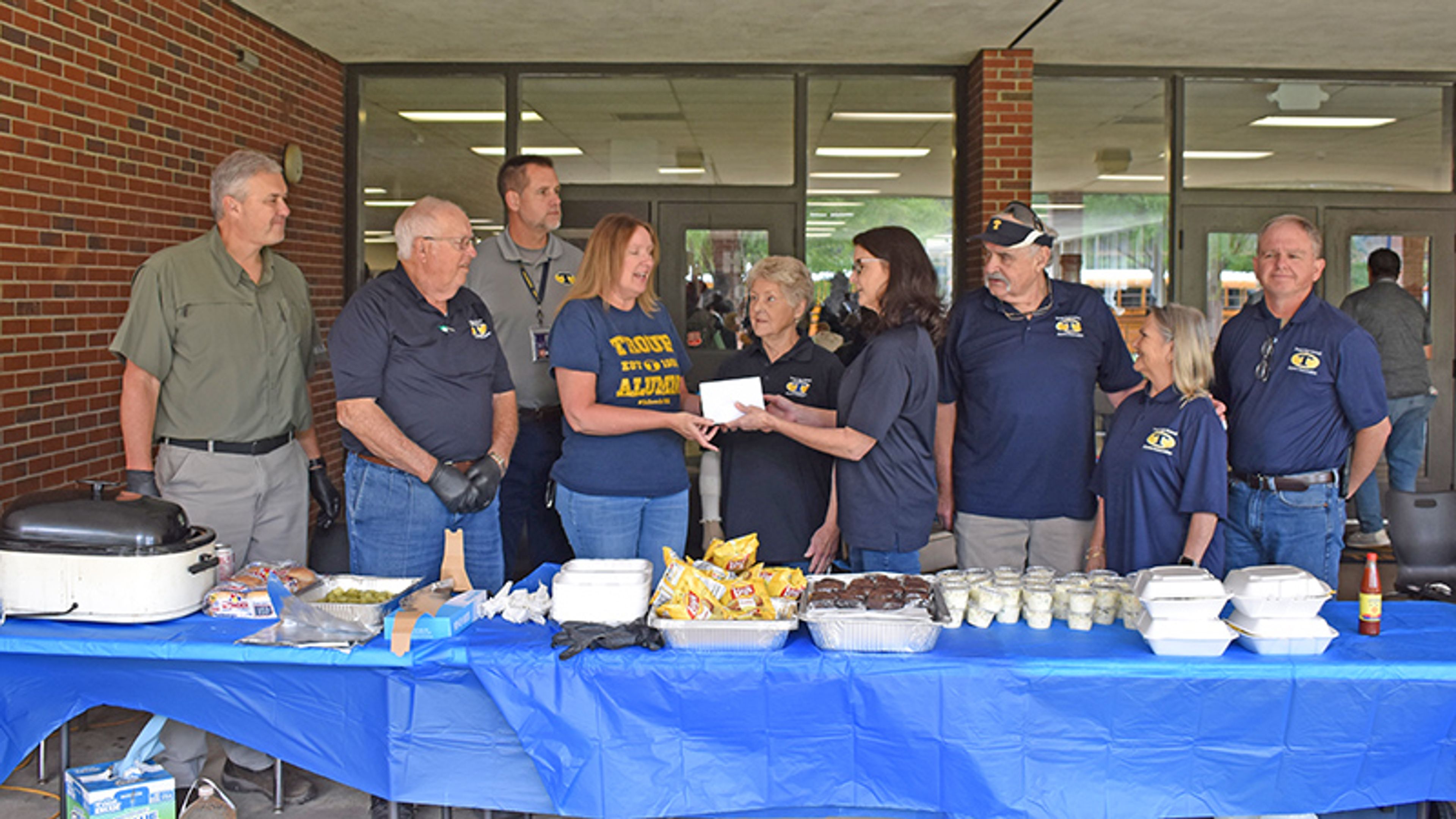 Troup Alumni close out Teacher Appreciation Week with barbec...