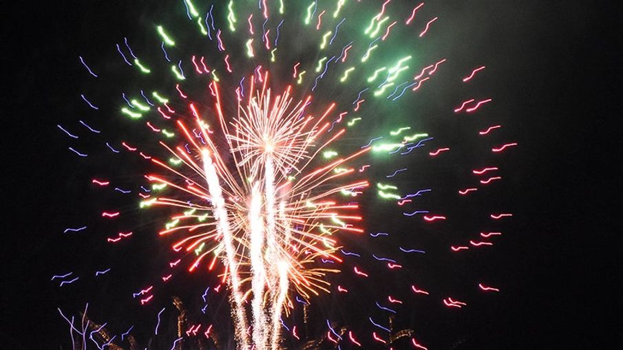 It's safer: LFD recommends seeing professional fireworks show