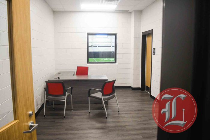 Callaway High School cuts ribbon on new indoor practice faci...