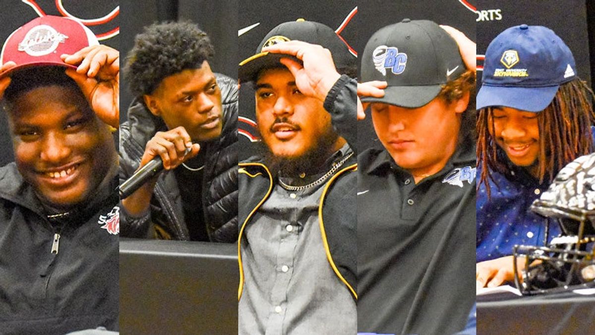 'Dream come true': Five Callaway players sign to play college football...