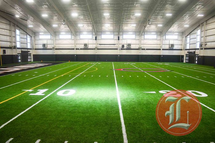 Callaway High School cuts ribbon on new indoor practice faci...