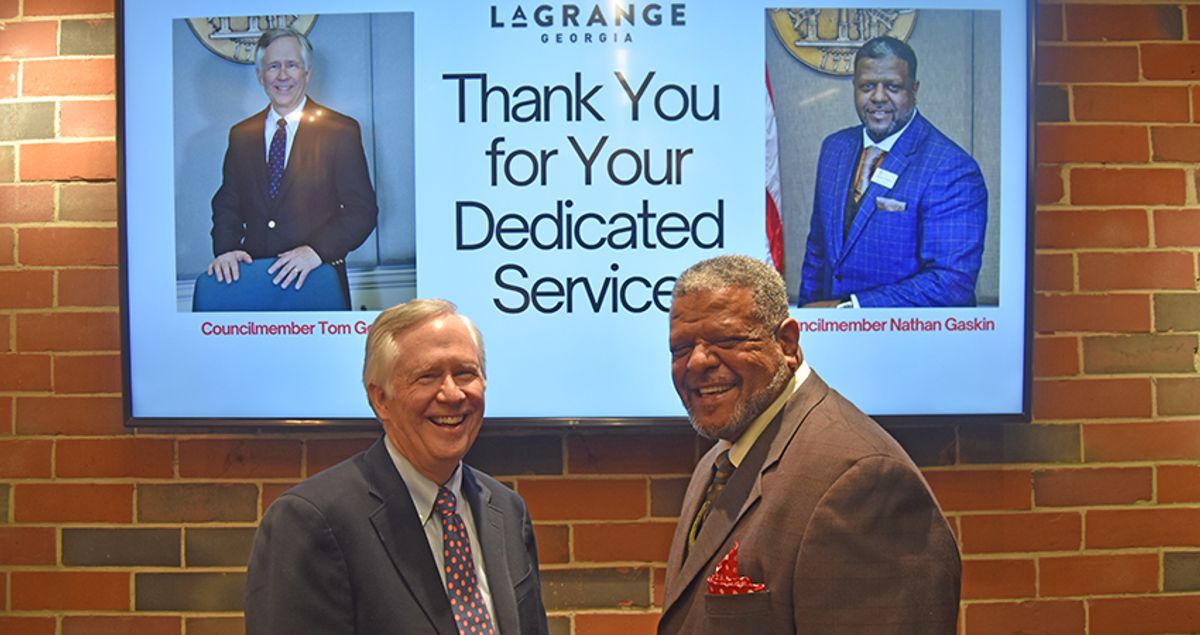 LaGrange Council says goodbye to outgoing councilmen Gaskins...