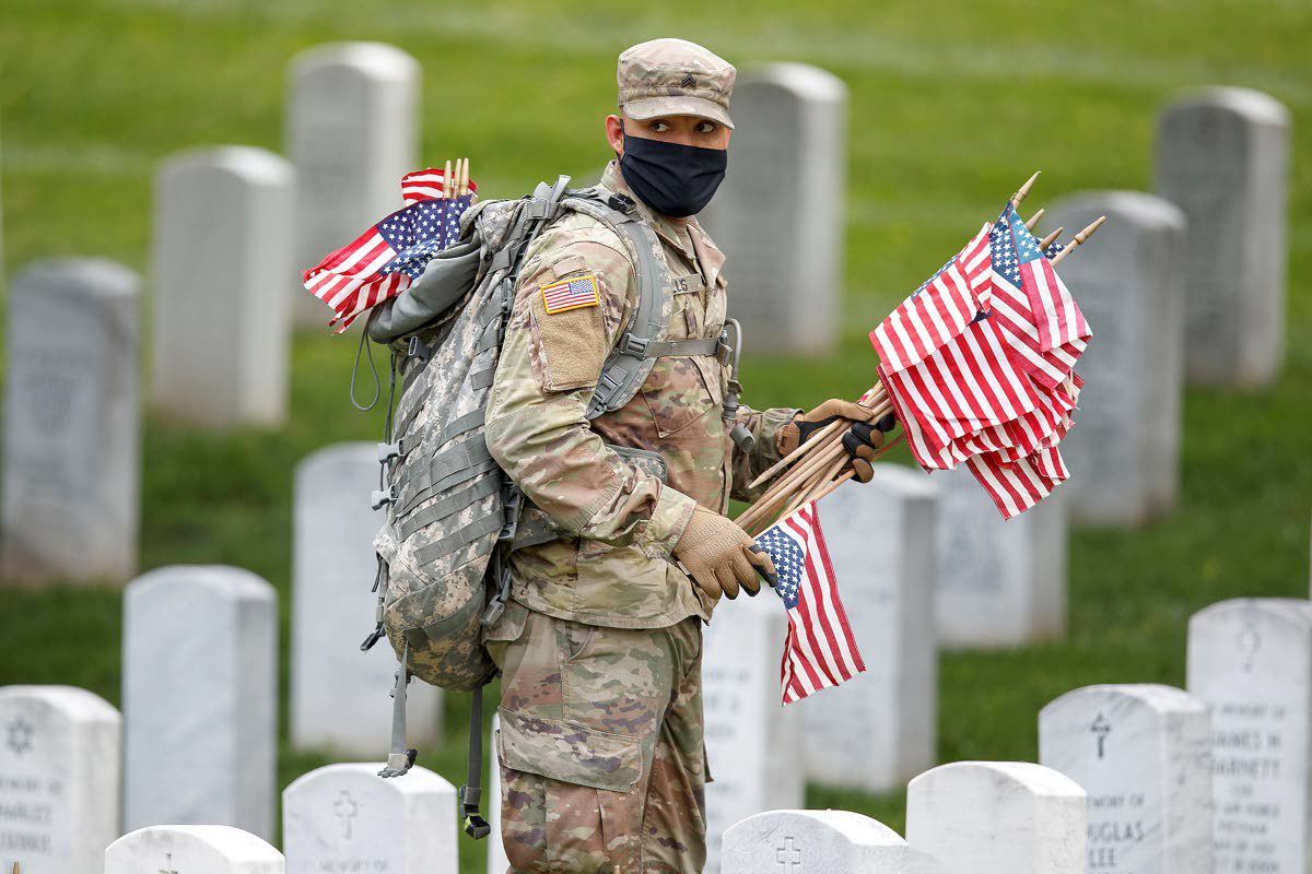 Masked on Memorial Day