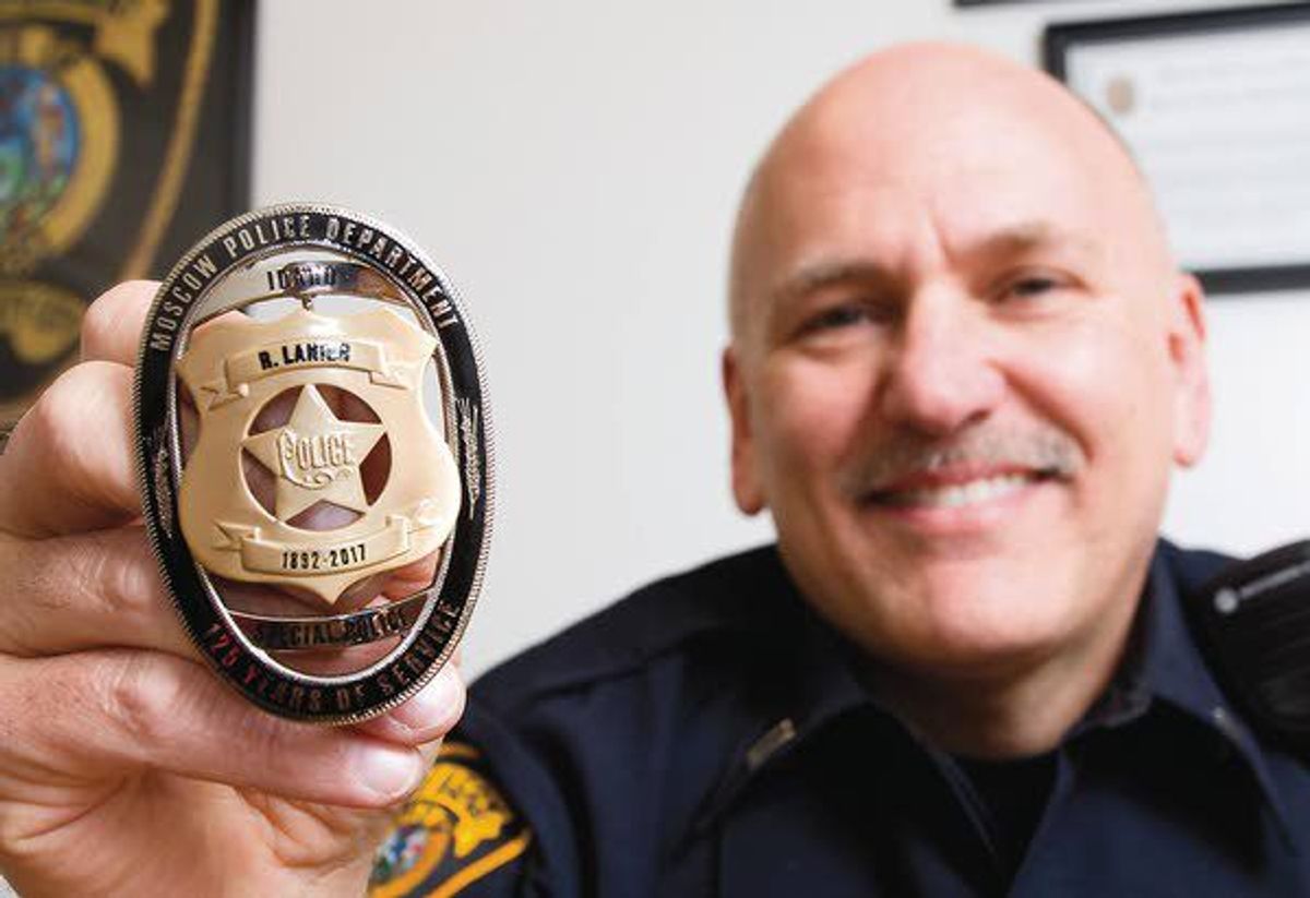 MPD officers sport new badges