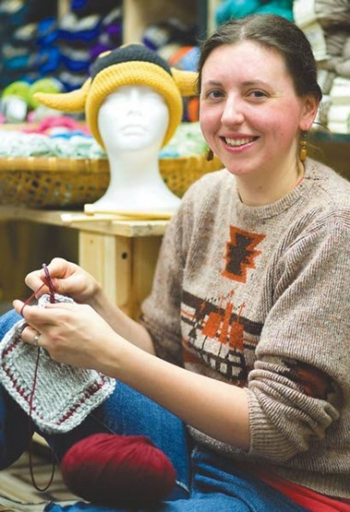 Knitting for change