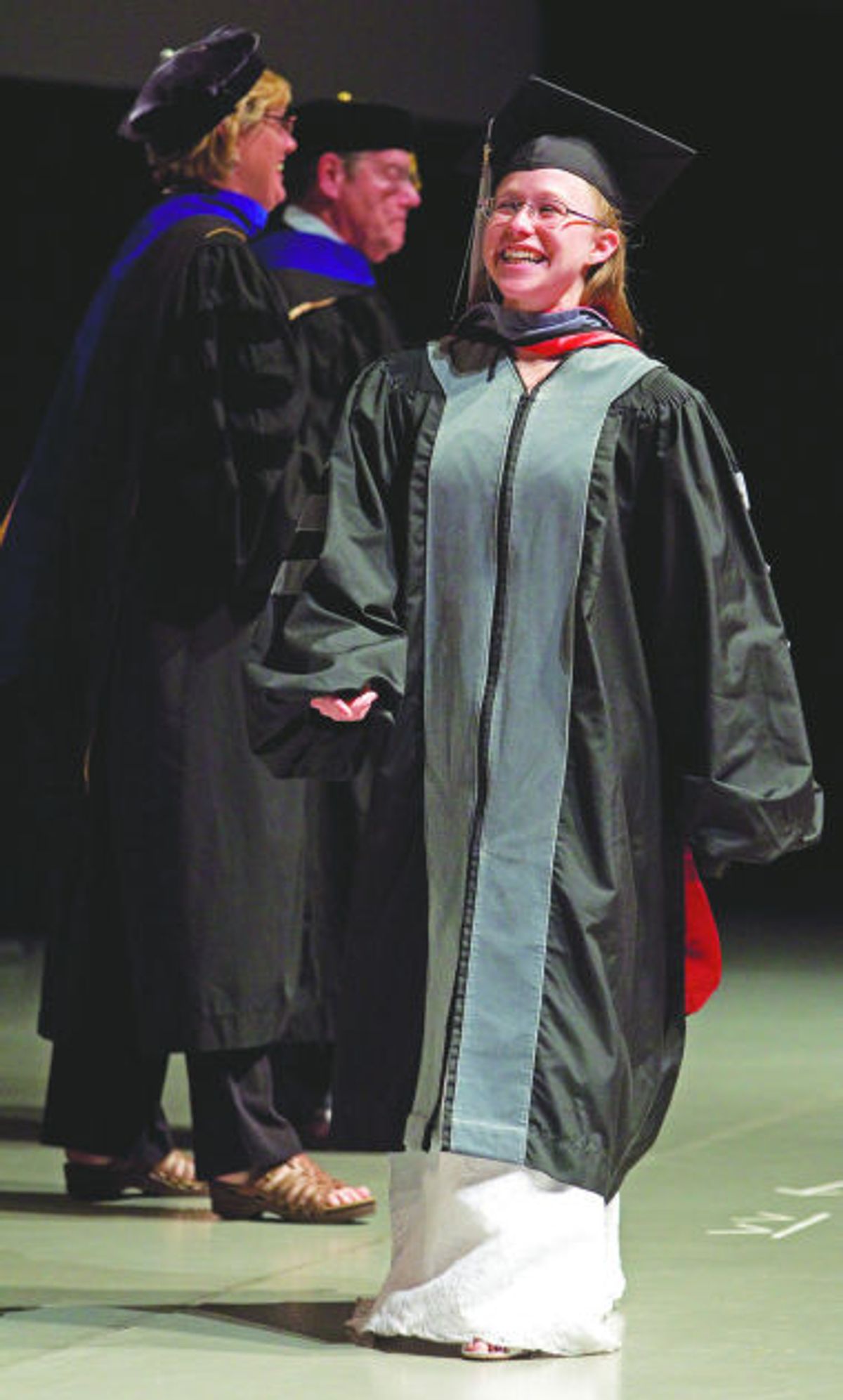 WSU grad combines wedding, graduation