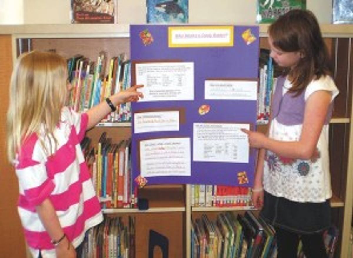 Franklin students showcase math work