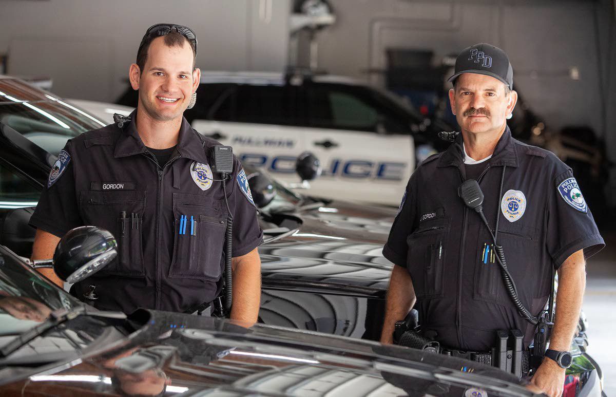 Father-son duo patrols streets of Pullman