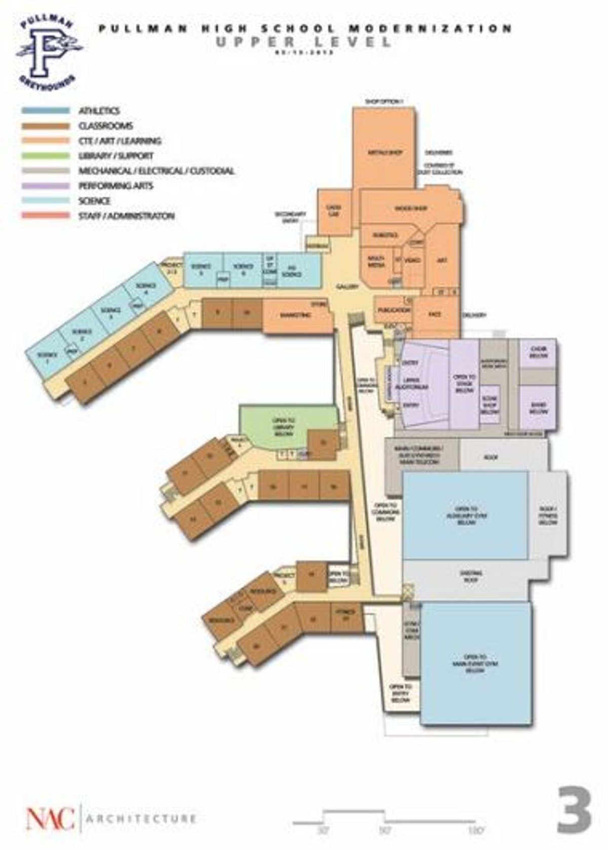 Residents see updated plans for Pullman High