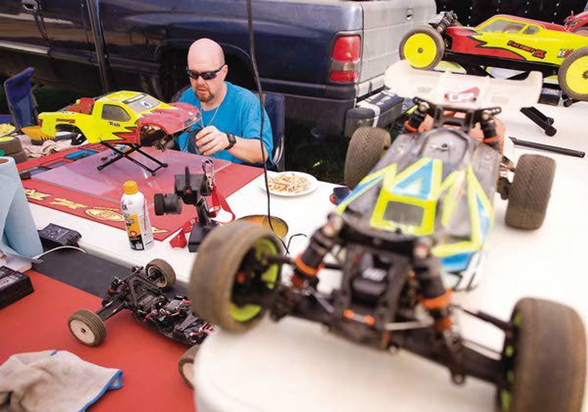 Potlatch buzzing with RC cars