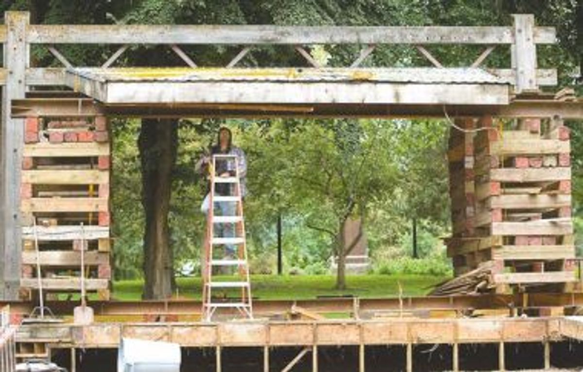 Staging construction