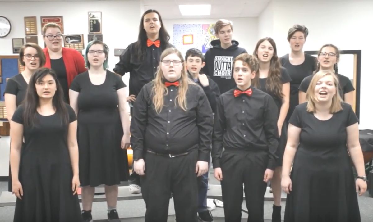 Moscow high singers pose a treble threat