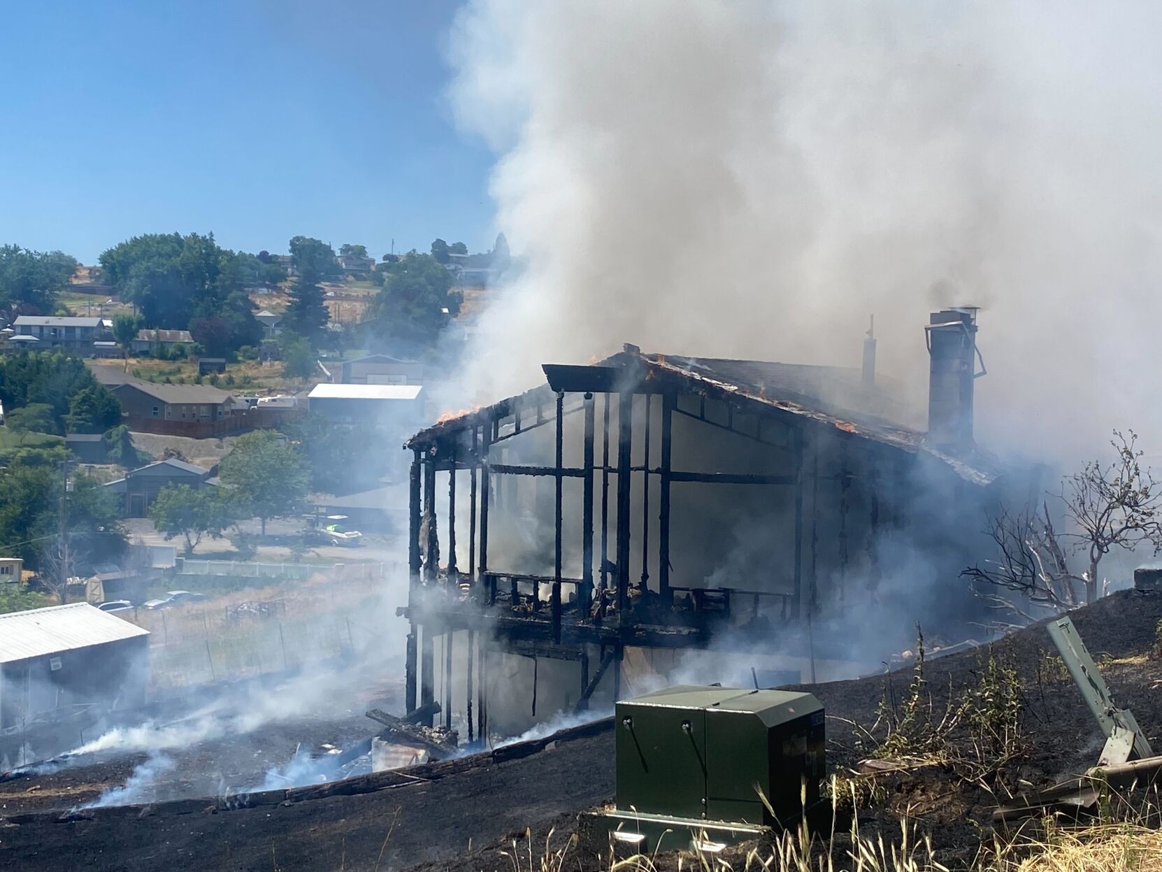 Clarkston house damaged by fire