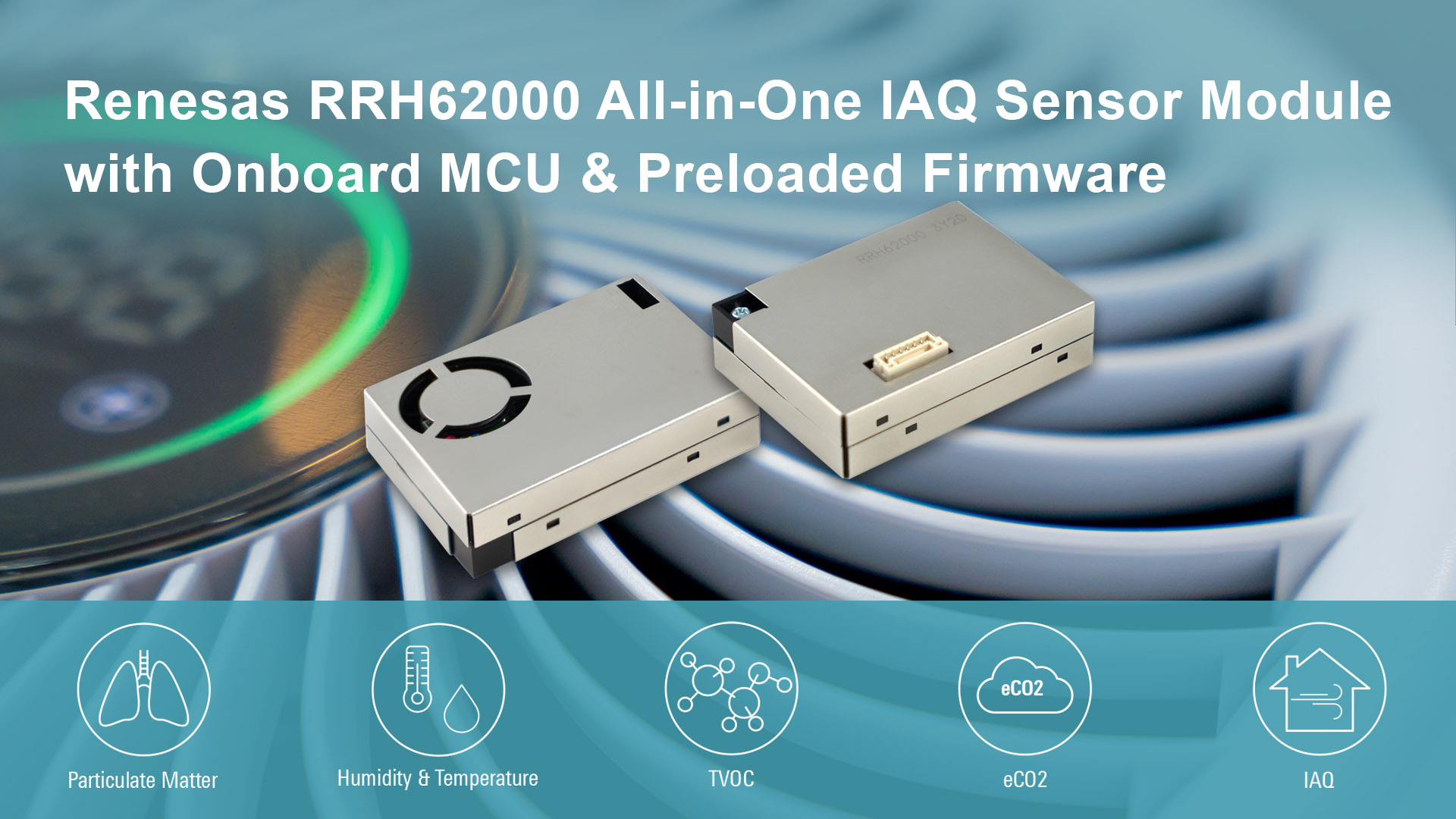 Renesas Launches Ultra Compact Sensor Module for Smart Air Quality Mon...