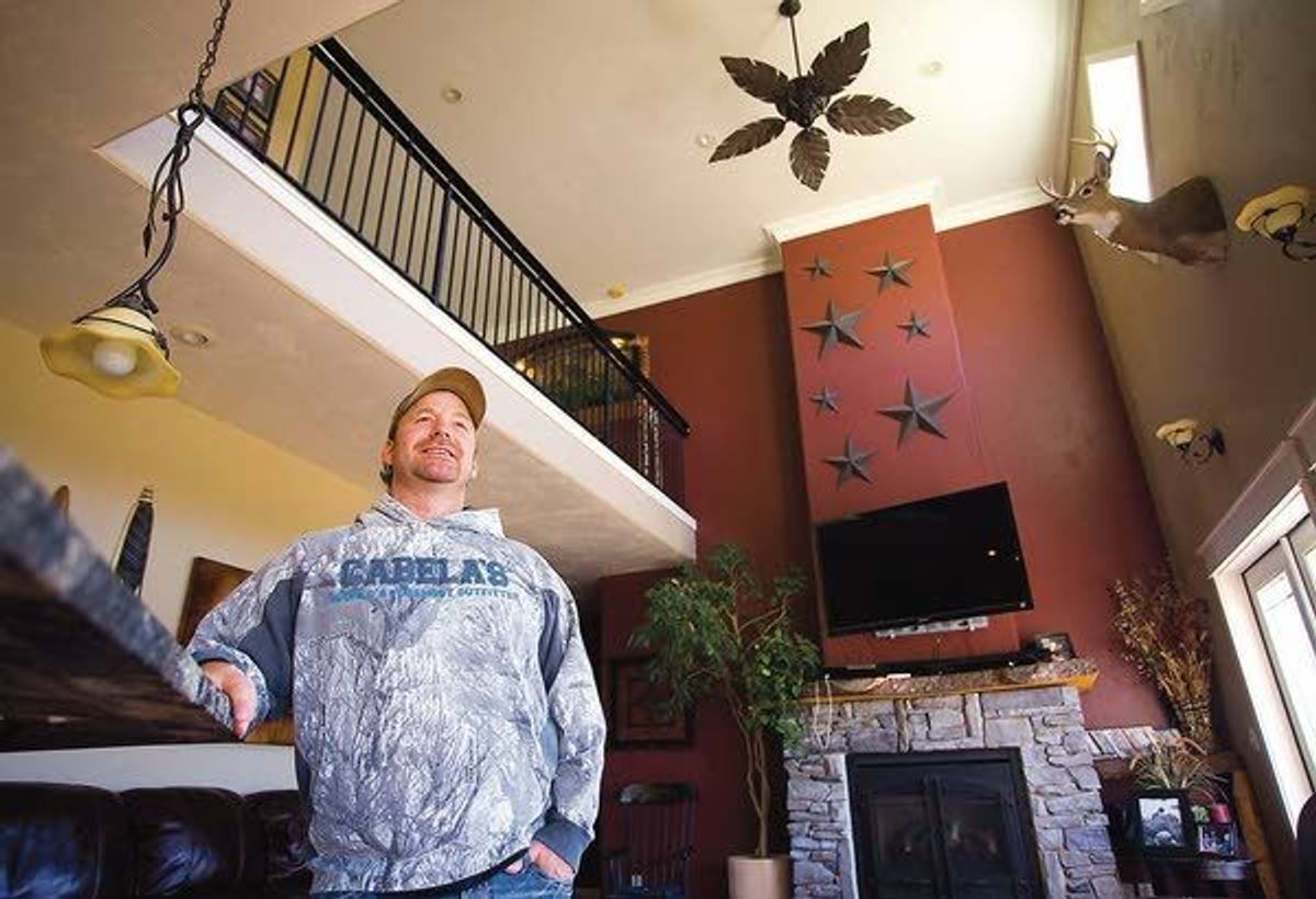 Local carpenter has a plan and all the tools