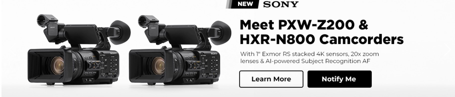 Sony Releases New PXW-Z200 and HXR-NX800 4K Camcorders; YouTube Video ...