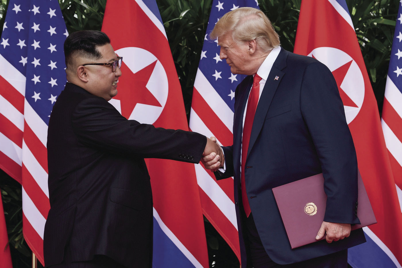 Trump, Kim sign unspecified document