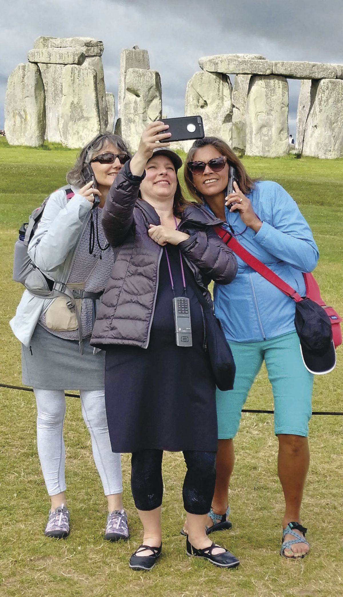 Parents enjoy Stonehenge