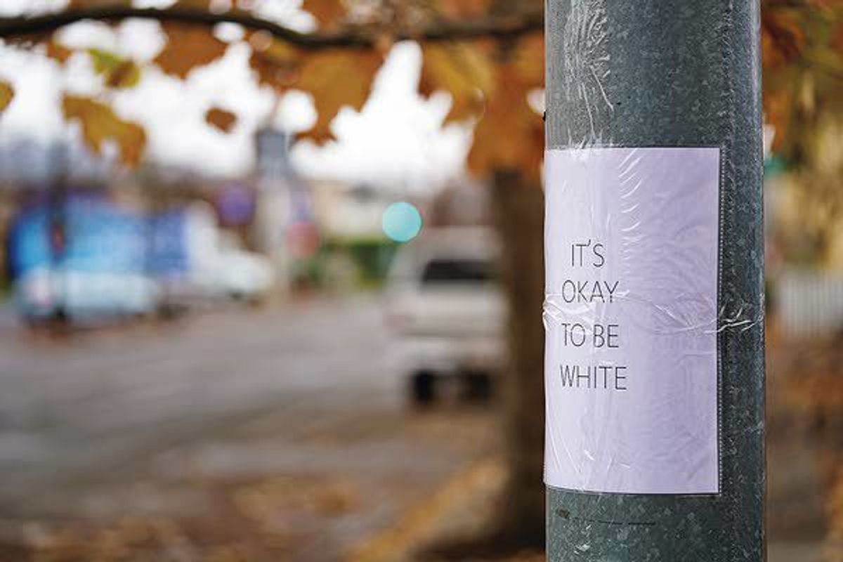'It's okay to be white' - explained
