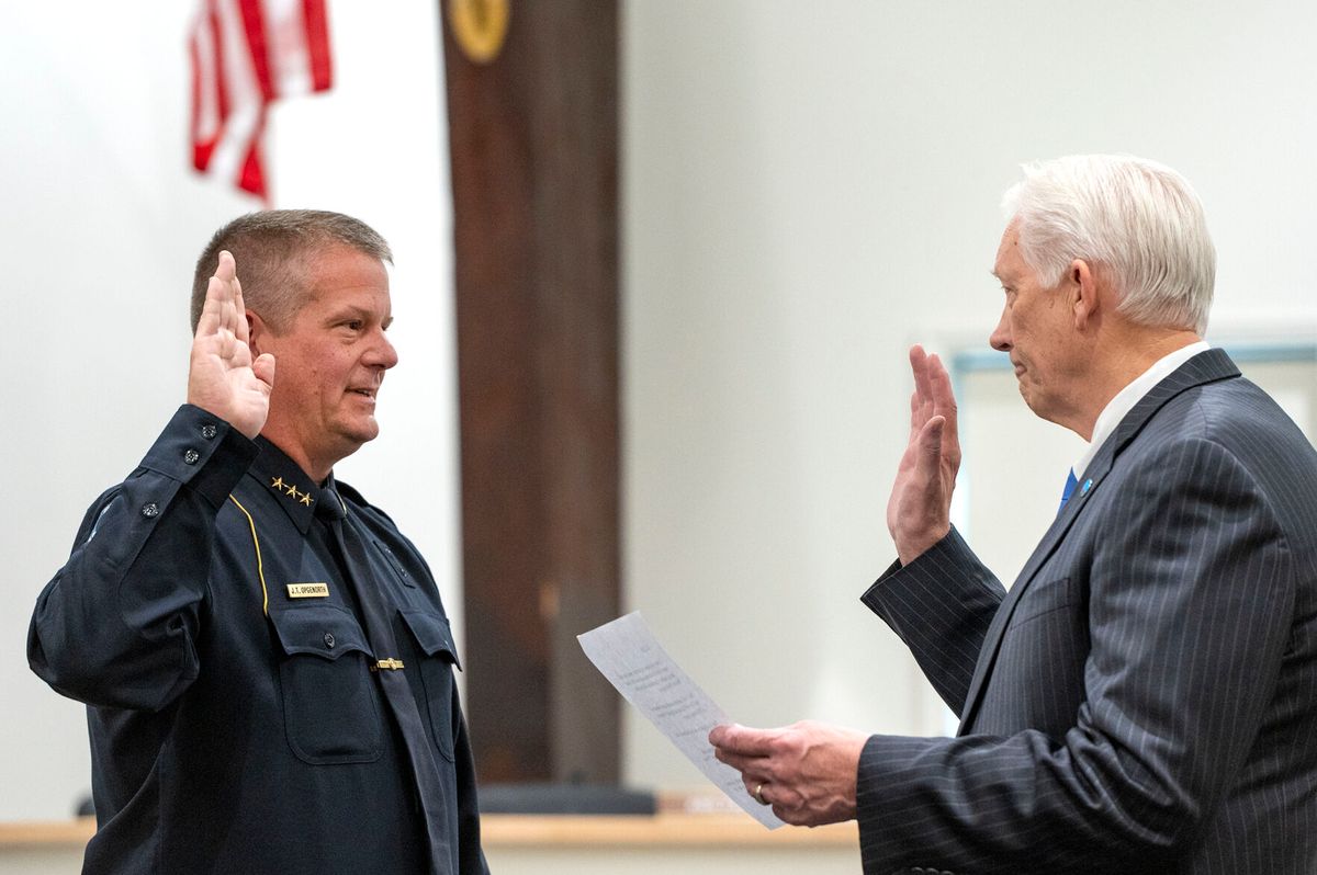 Opgenorth sworn in as Pullman Police chief