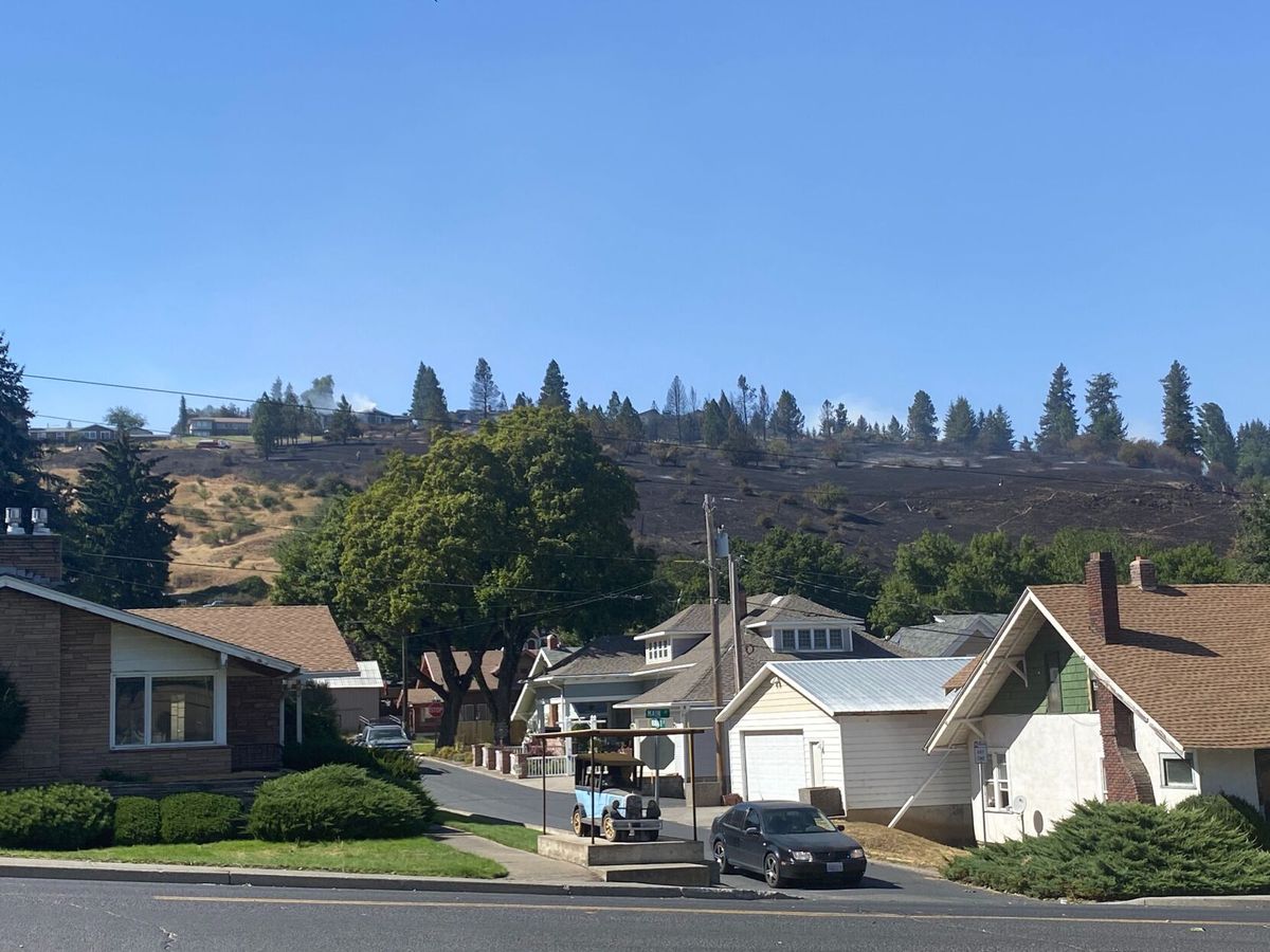 Fire, evacuations in Colfax