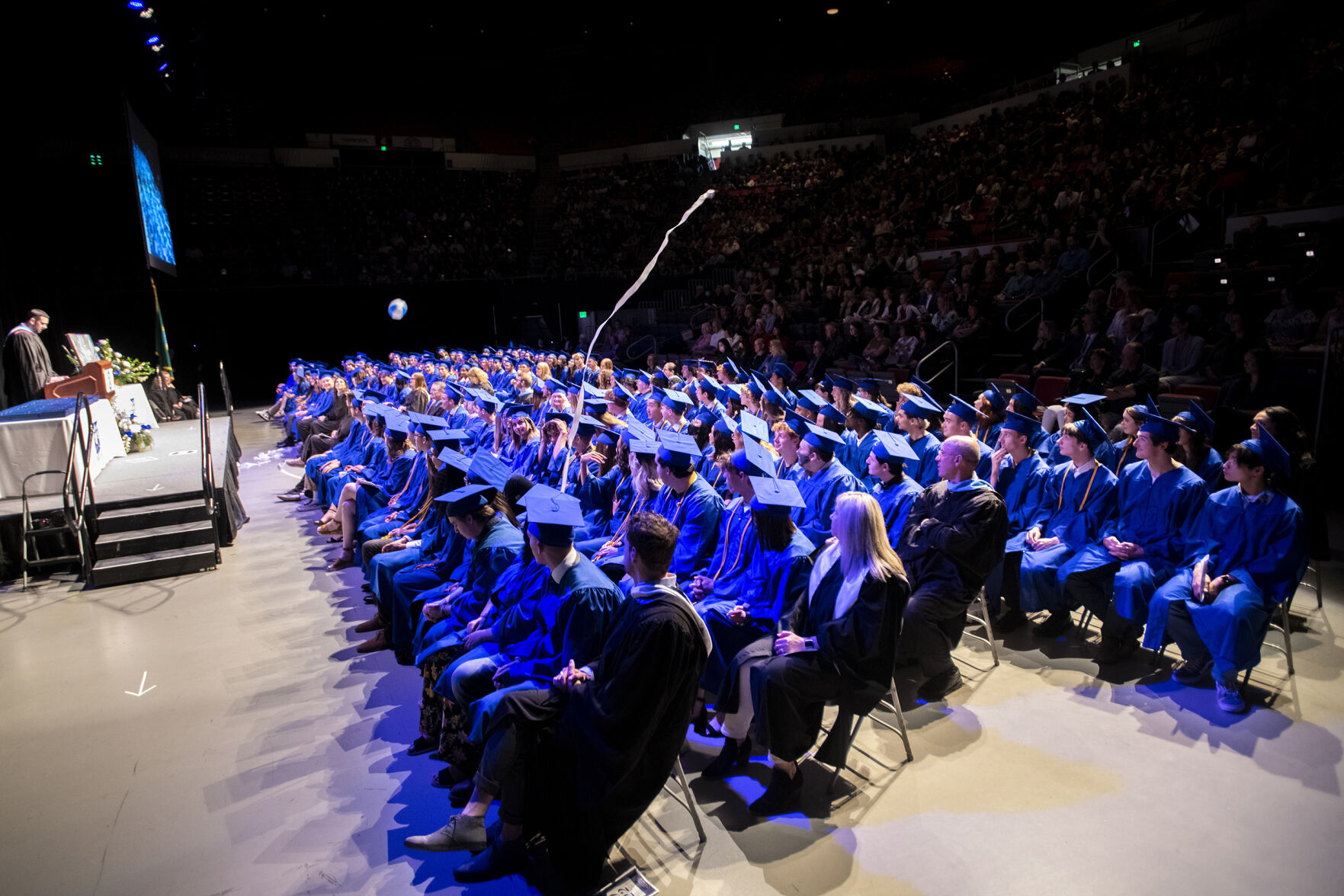 Pullman High stages graduation ceremony at Pullman's Beasley Coliseum