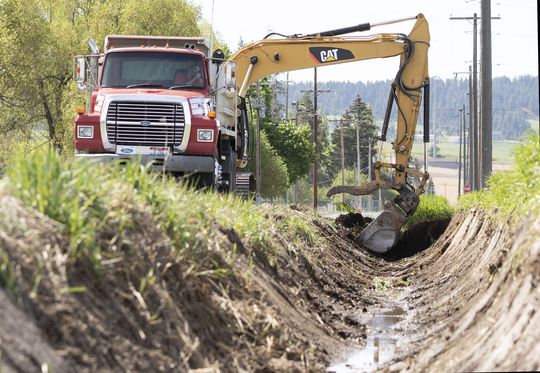 Photo: Cleaning Ditches