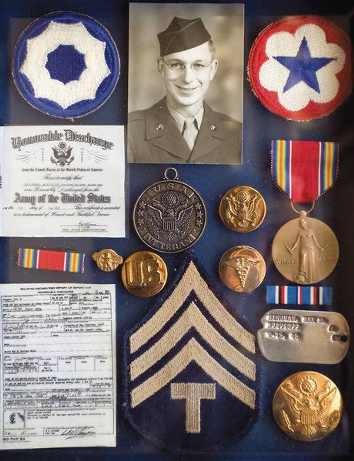 They're all veterans: Different men, different times, same service