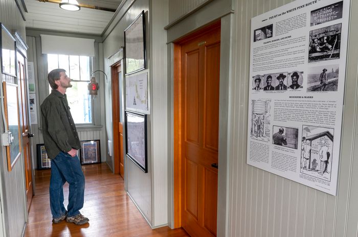 All aboard for historic train depot