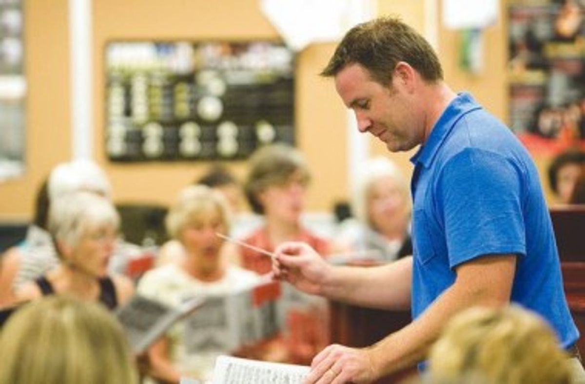 Area concert singers hum a new tune