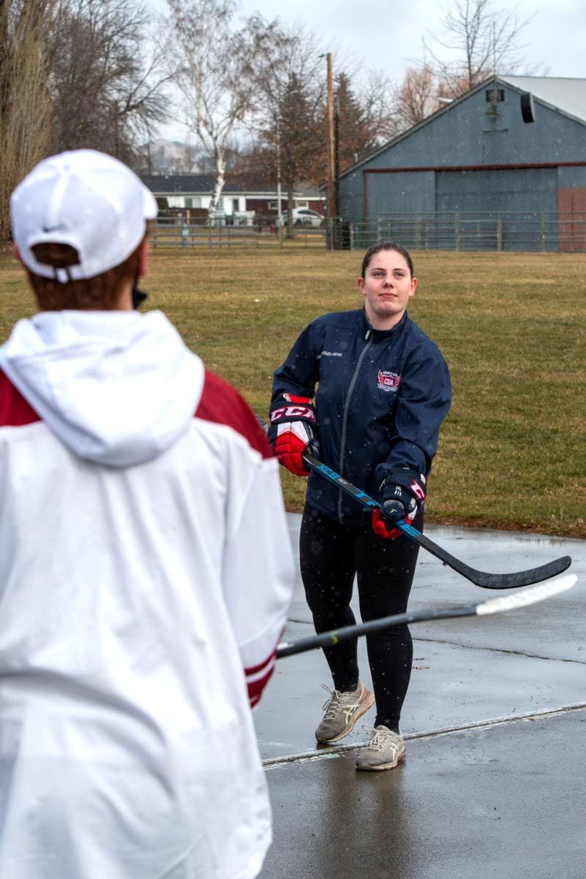 Passing the puck