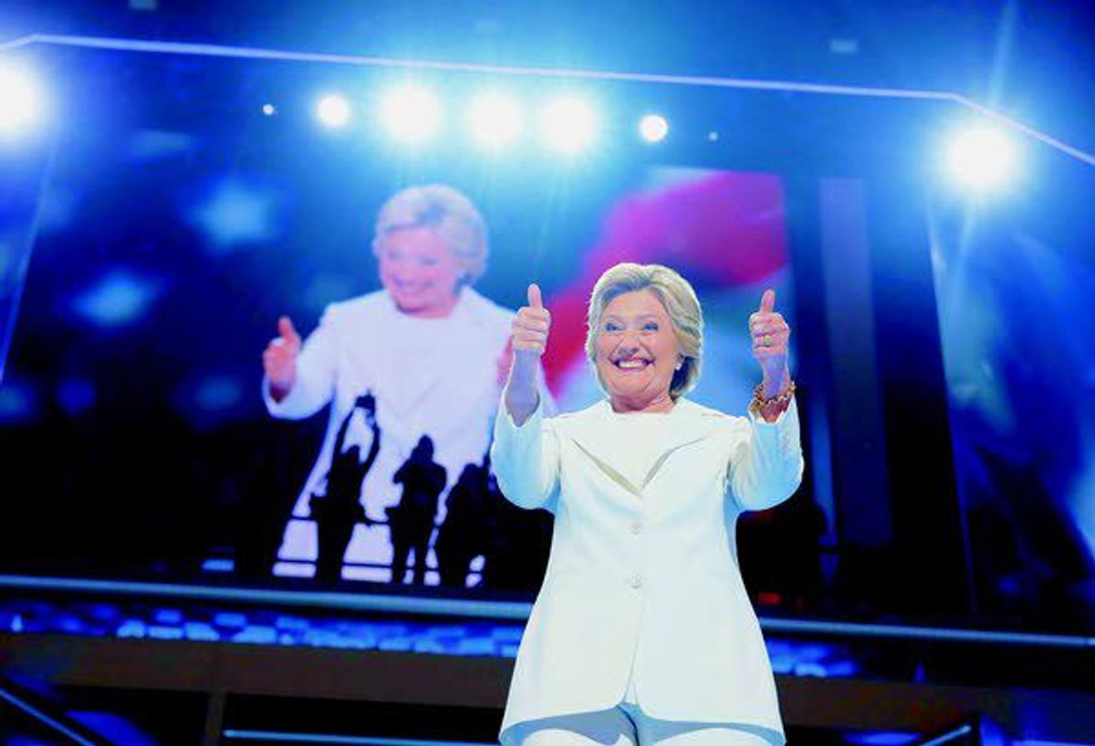 Hillary promises steady hand