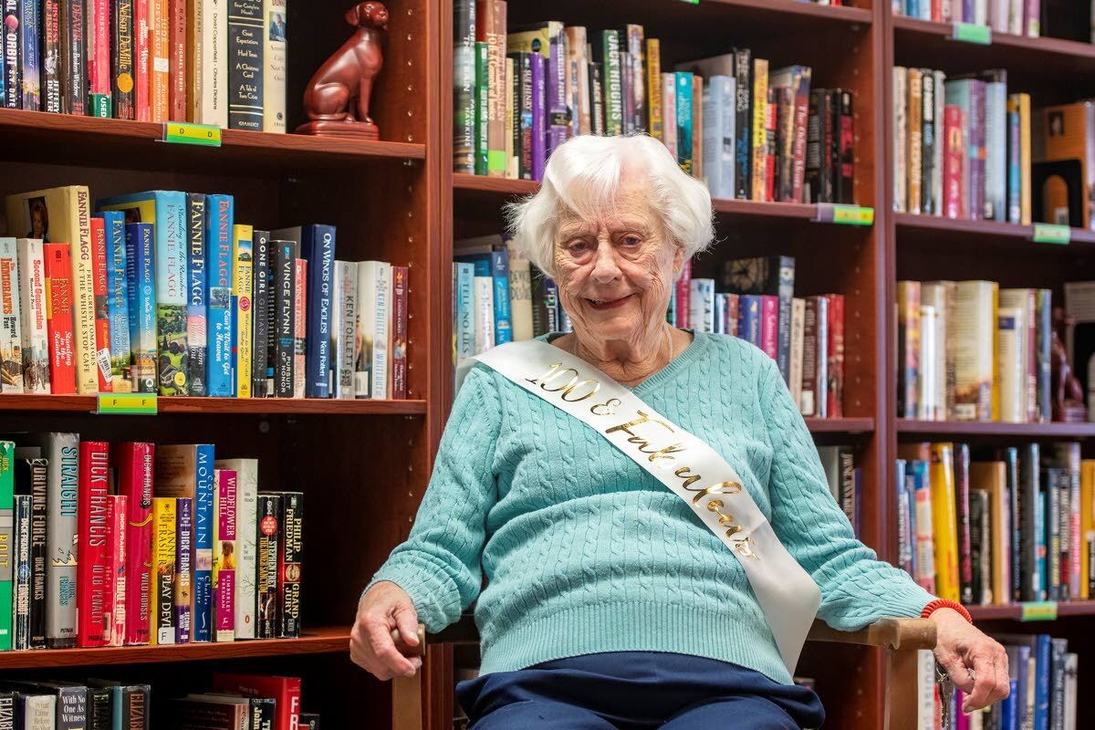 Judy Taylor of Pullman celebrates her 100th birthday in the company of...