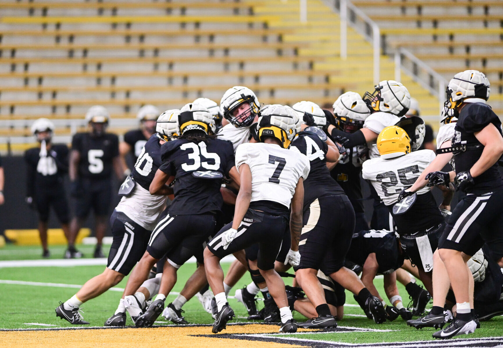 COMMENTARY: Vandals answering questions at camp’s midway point
