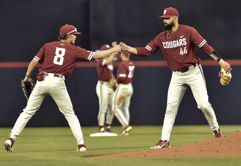 Russell’s single in 9th lifts WSU baseball past Arizona