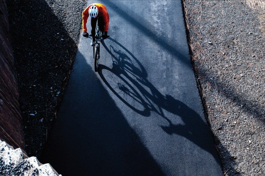 Photo: Biker shadow