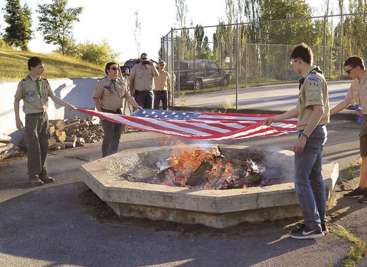Flag Day celebration in Pullman