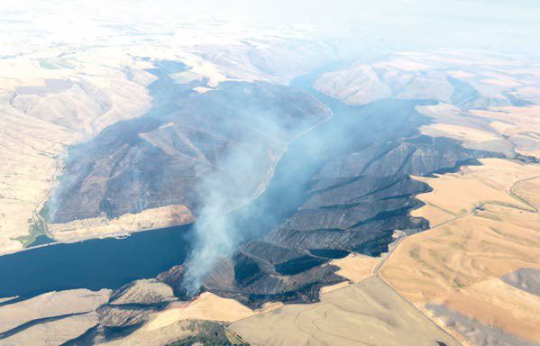 Snake River Complex Fire at 10,000 acres