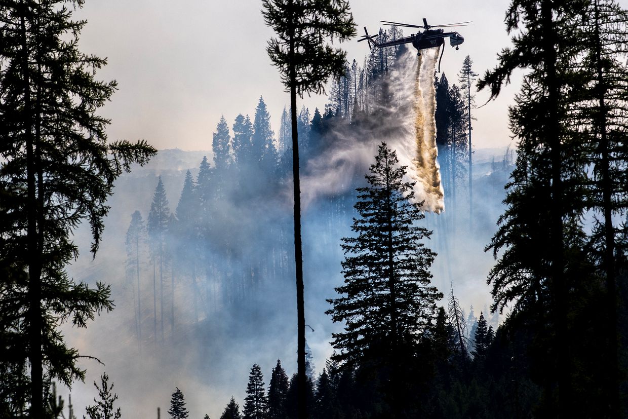 Deary fire at 77 acres
