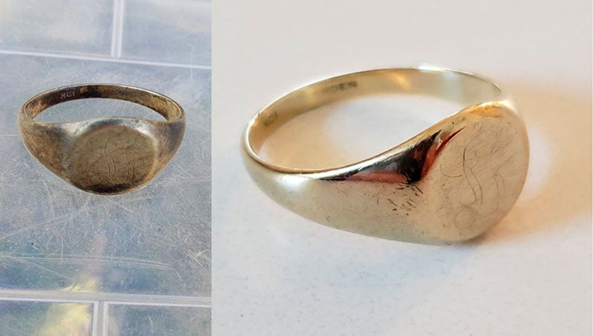 Ring lost is found almost 50 years later