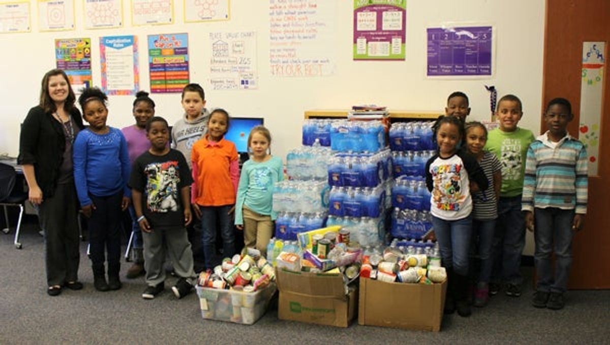 S.W. Snowden students make a difference for SC flood victims