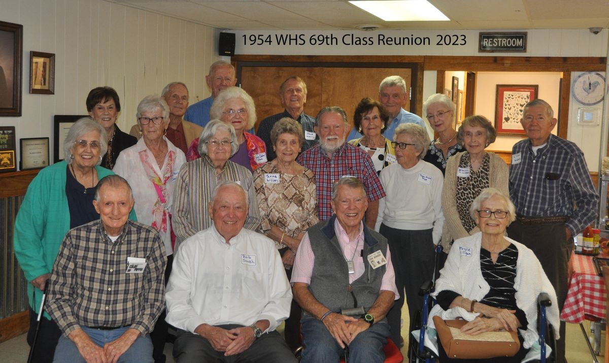 WHS class of '54 celebrates reunion